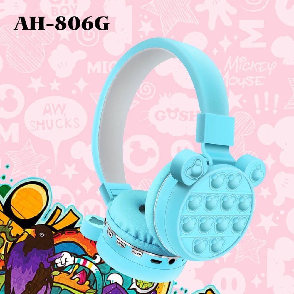 Fone de ouvido estéreo bluetooth Sem Fio popit Presente de brinquedo ...