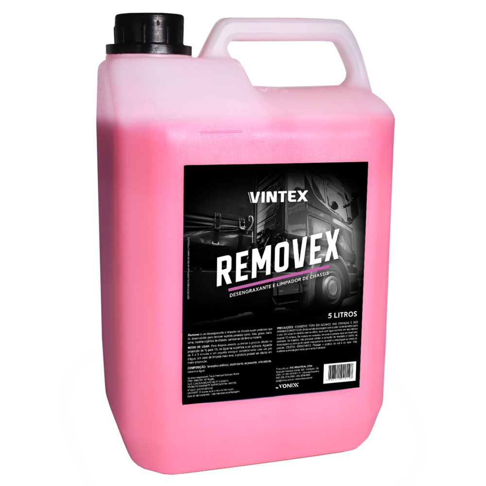 Desengraxante Automotivo Removex 1,5L Vintex + Limpa Alumínio Alumax 1 ...