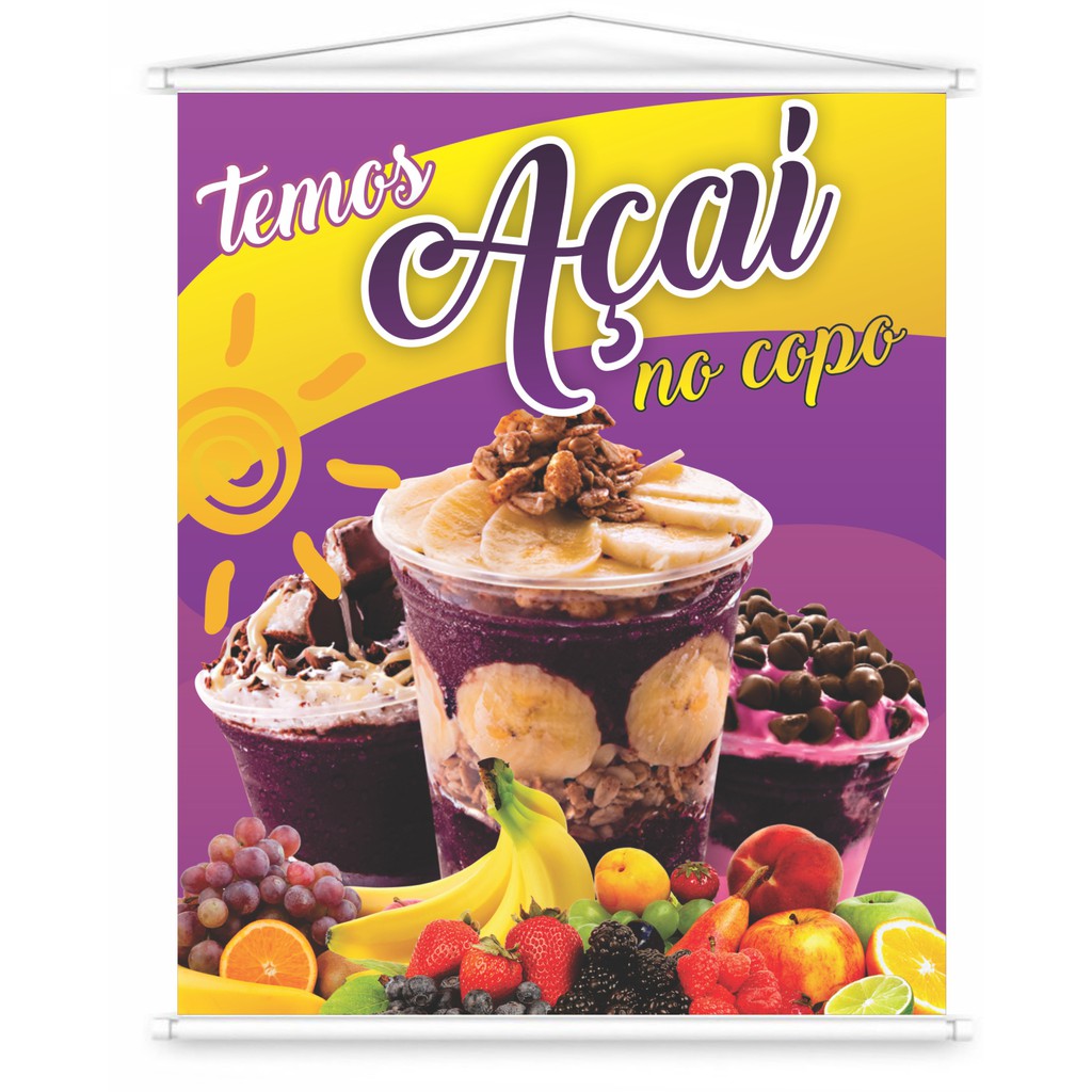 Banner Temos Açaí no Copo - 1 unidade | BeeCost