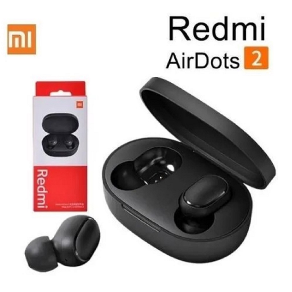 Fone Xiaomi Redmi Airdots 2 ORIGINAL Bluethooth sem fio | Shopee Brasil