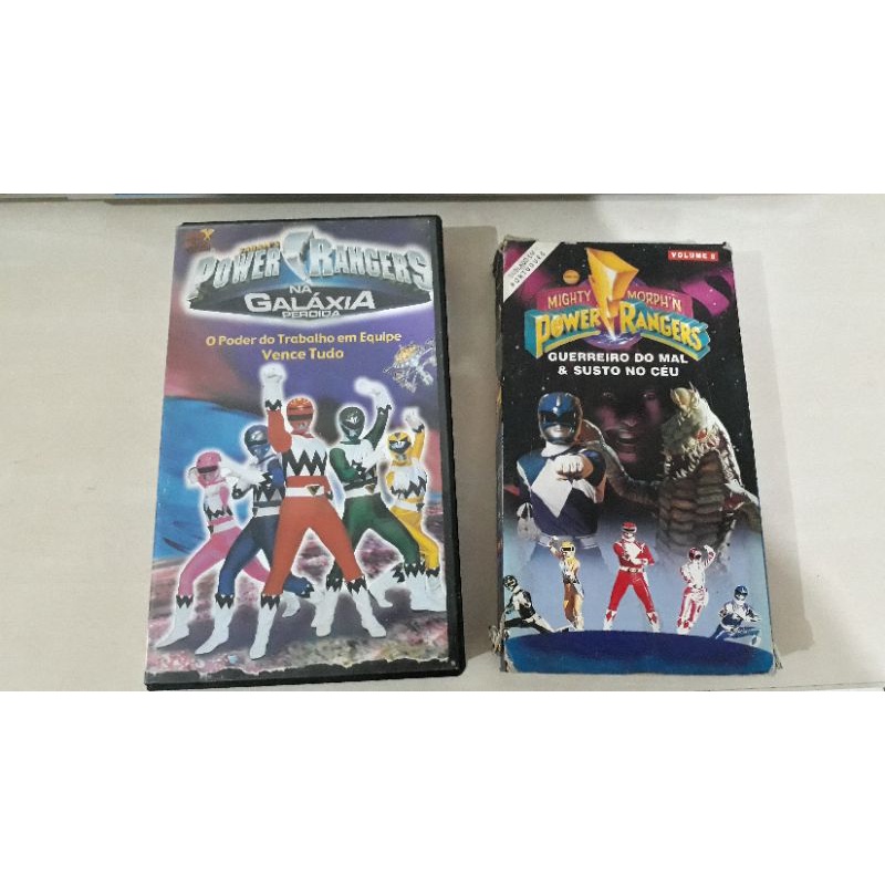 Kit Fitas VHS Power Rangers | Shopee Brasil