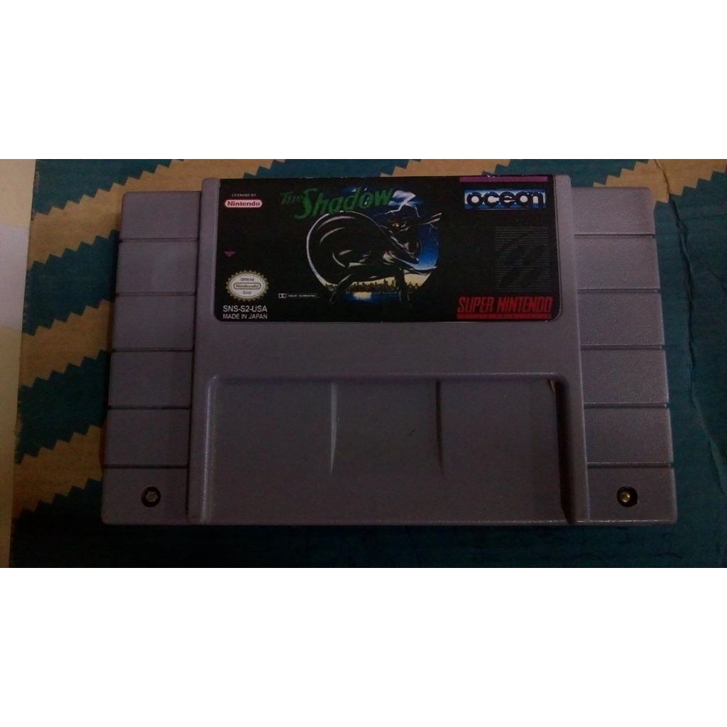 Fita The Shadow Jogo Snes Super Nintendo Funcionando | Shopee Brasil