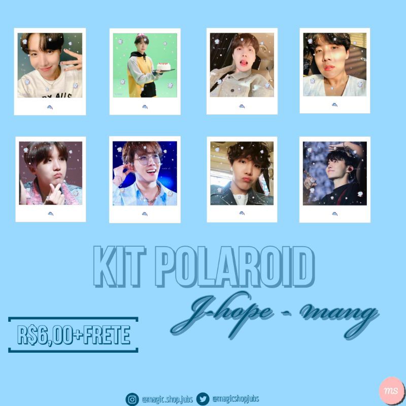 Kit Polaroids - J-hope (BTS) Versão BT21 | Shopee Brasil