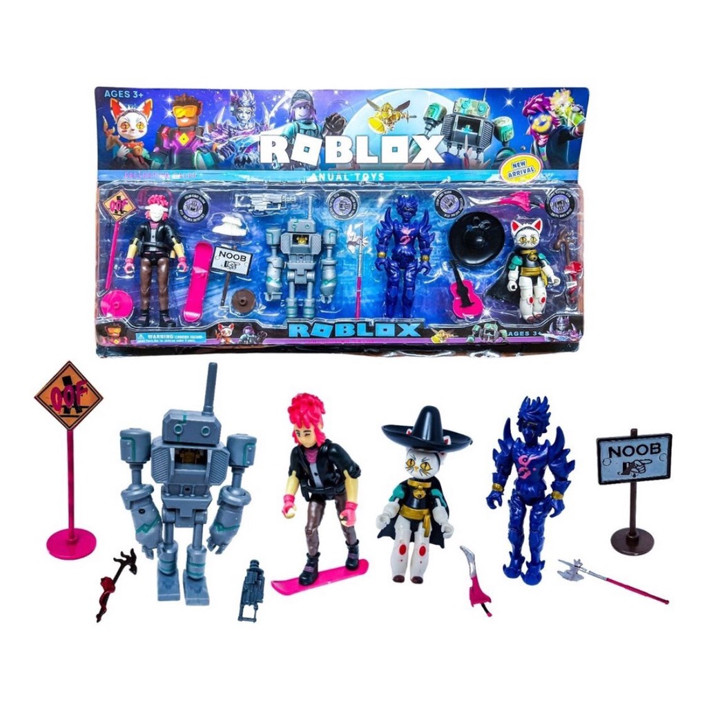 Kit roblox exclusivo infantil com personagens e acessorios | Shopee Brasil