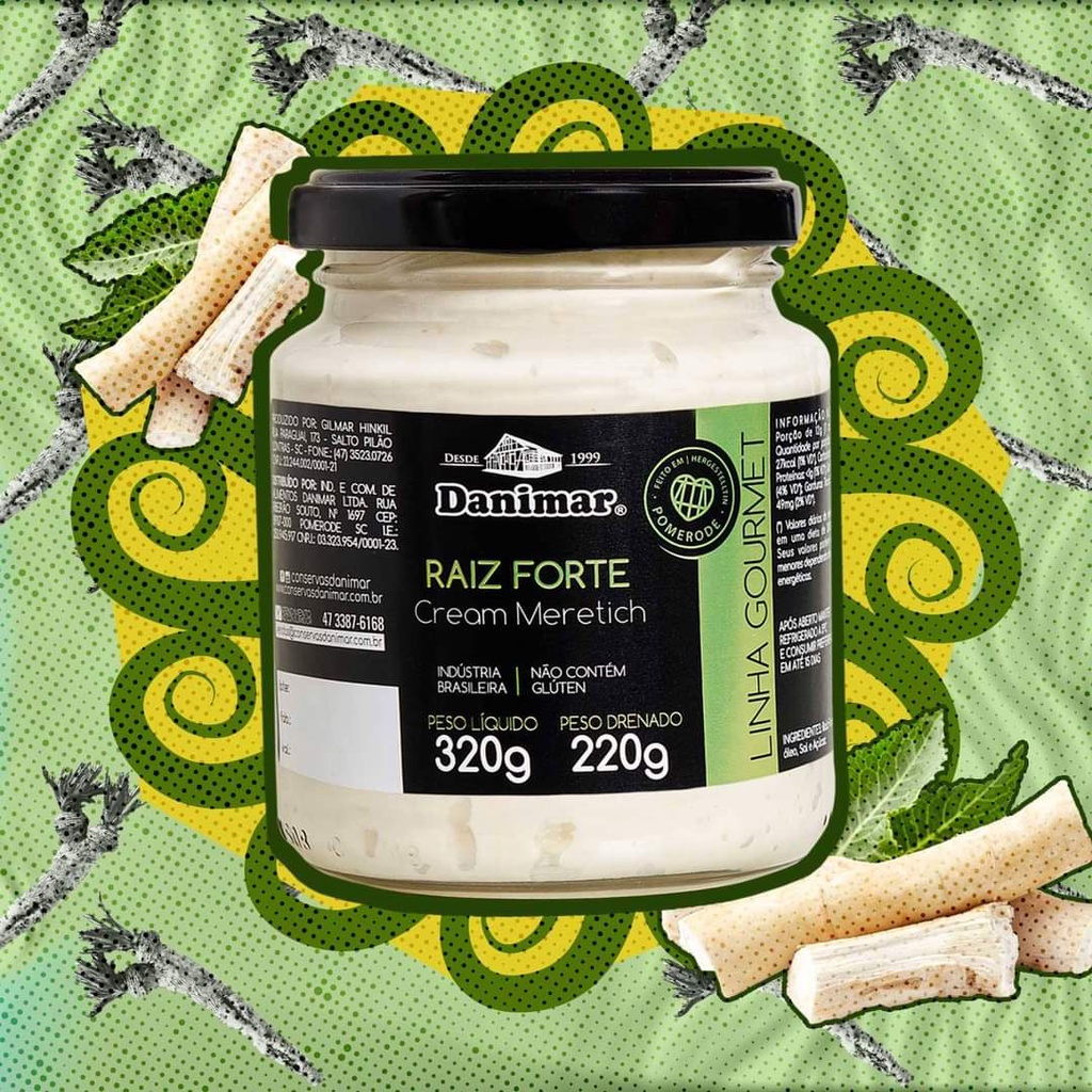 Raiz Forte Cream Meretich Danimar 320g | Shopee Brasil
