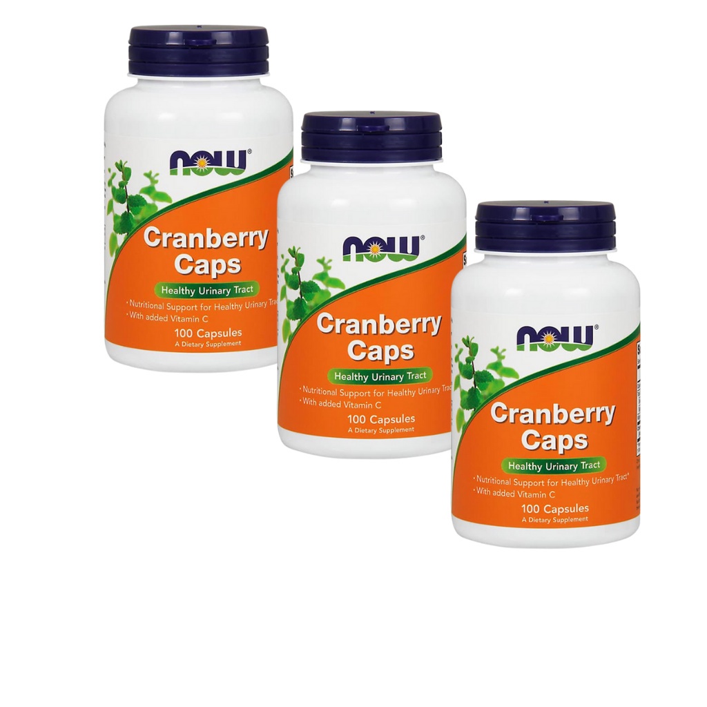 Kit C/3 Cranberry Concentrado Now Foods 100 Cps | Shopee Brasil