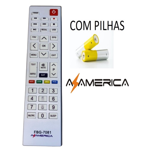 CONTROLE AZAMERICA S1009 + PLUS PRONTA ENTREGA | Shopee Brasil