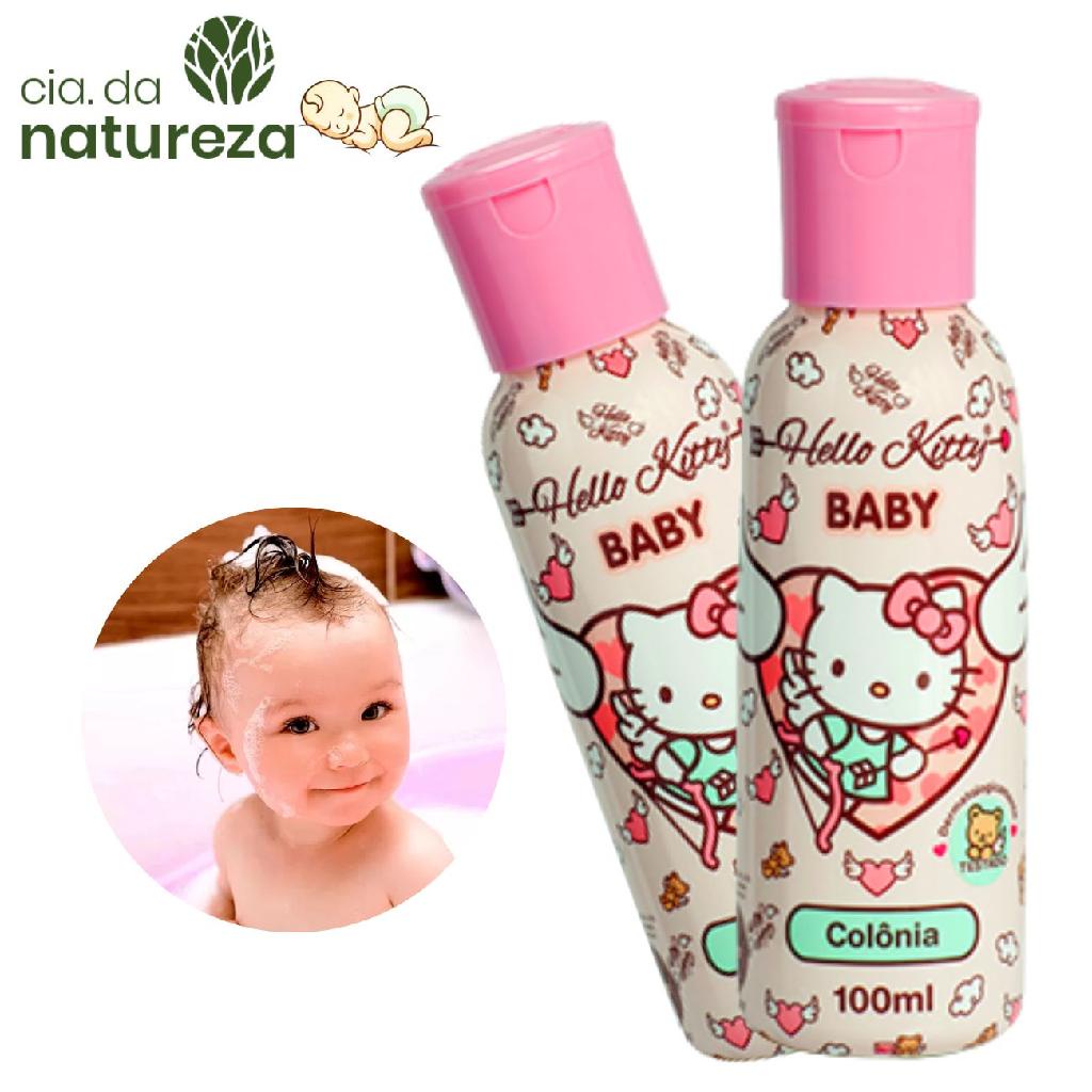 Deo Colonia Perfume Infantil Feminino Suave Baby Cia Da Natureza Kids Hello Kitty Leve ...