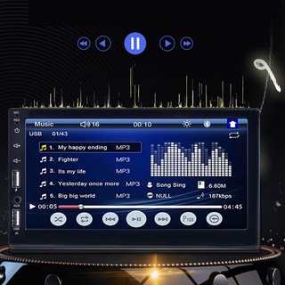 Central Multimídia MP5 1Din Com tela de 7, Bluetooth, USB, Espelha o Celular | Shopee Brasil