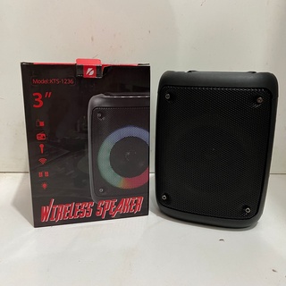 Caixa De Som Bluetooth Wireless Big Sound Speaker Com Suporte kts-1236 ...