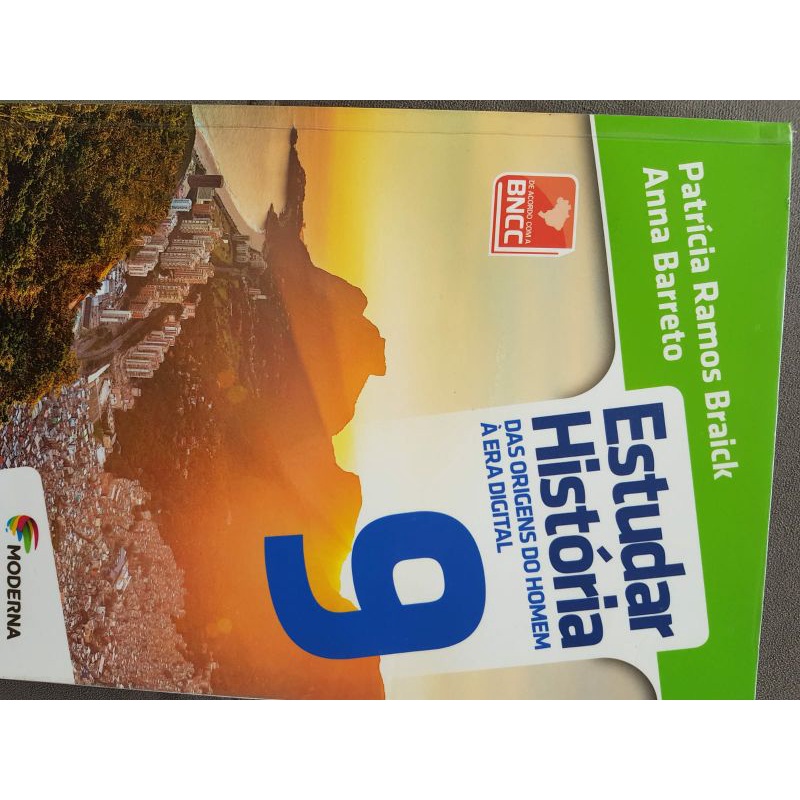 Livro apostila: Editora moderna estudar história / 9º ano | Shopee Brasil