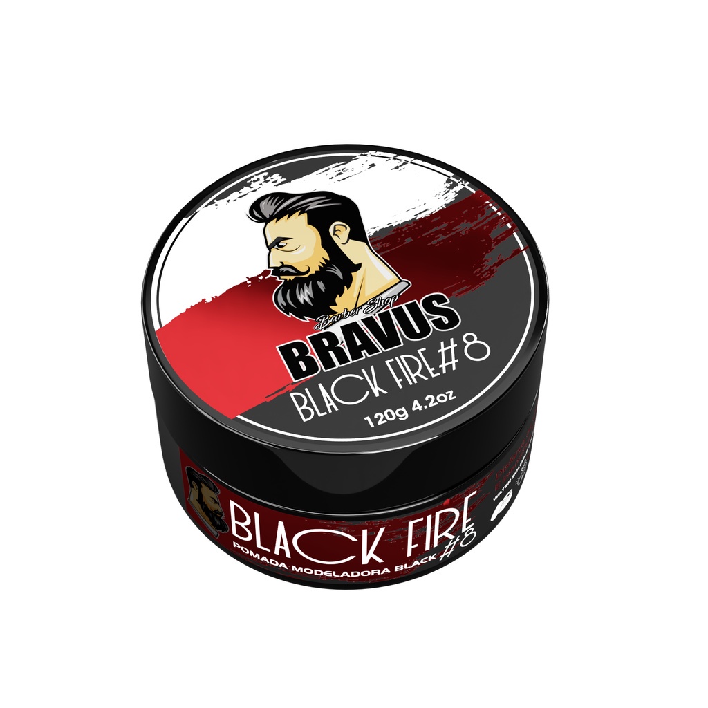 POMADA BLACK FIRE #8 120G- BRAVUS | Shopee Brasil