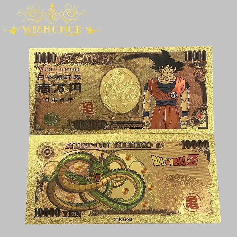 nota de dinheiro dragon ball z oficial goku | Shopee Brasil