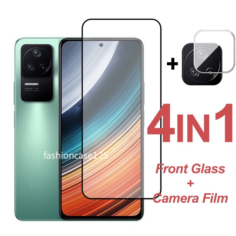 4 Em 1 Vidro Temperado Para Xiaomi Poco F4 5G Cobertura Completa ...