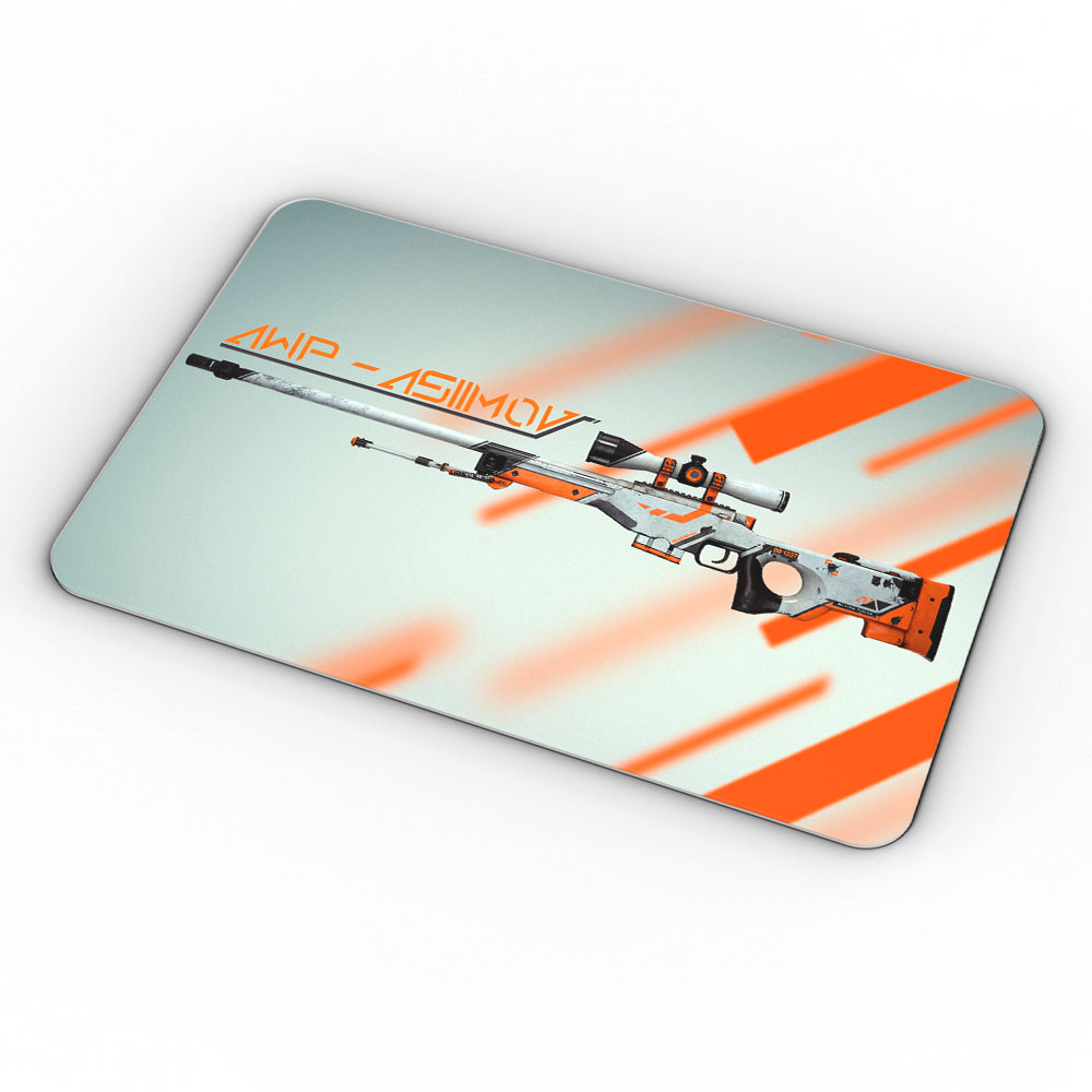 Mouse Pad CS GO Asiimov Sniper AWP Gamer - 40cm x 28cm | Shopee Brasil