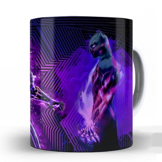 Caneca do Pantera Negra wakanda forever Marvel Vingadores black Panter ...