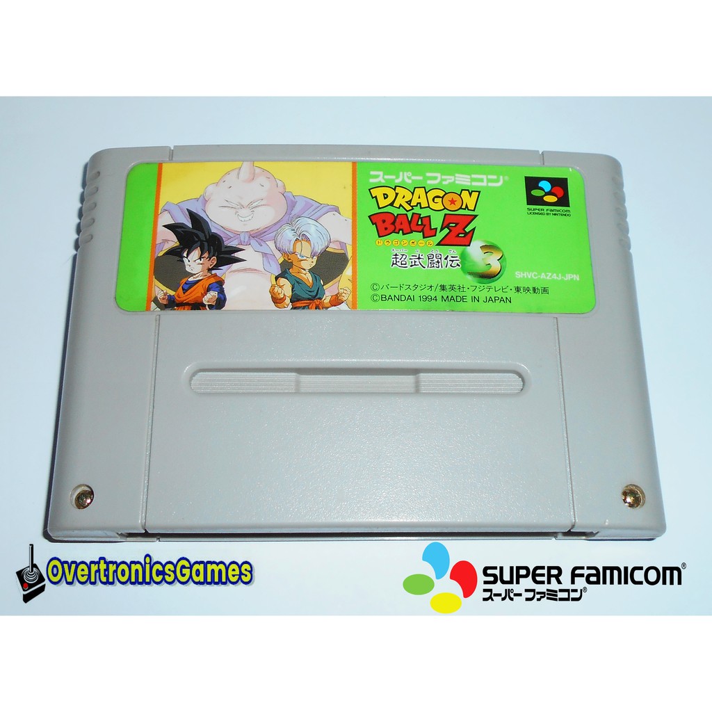 Snes Jogo Dragon Ball Z Super Butouden 3 Super Nintendo Super Famicom ...