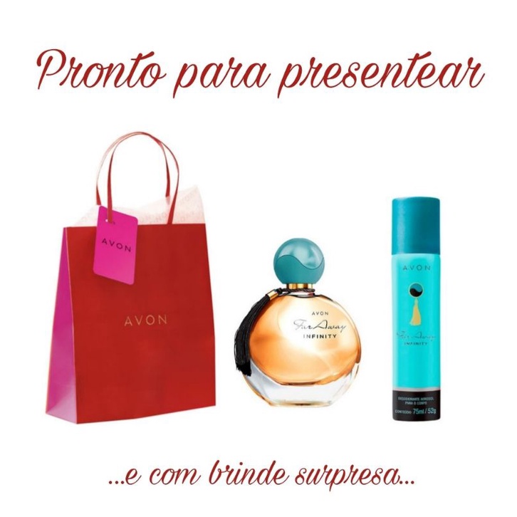 Kit Far Away Infinity perfume Avon | Shopee Brasil