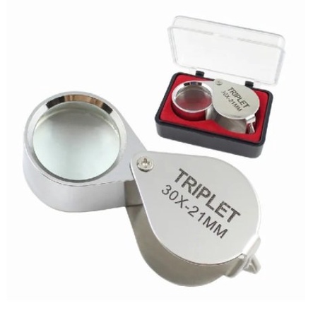 Lupa Profissional Lente 21mm Aumento 30x | Shopee Brasil