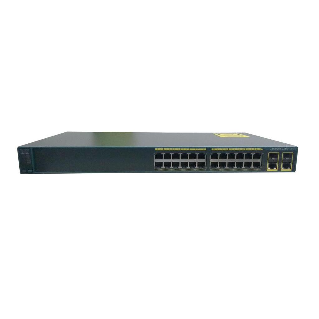 Switch Cisco Catalyst 2960 24p 10/100 - Ws-c2960-24tc-l | Shopee Brasil