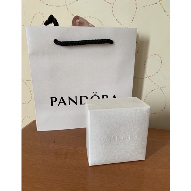 Caixa E Sacola Embalagem Pandora Porta Anel ou Brincos | Shopee Brasil