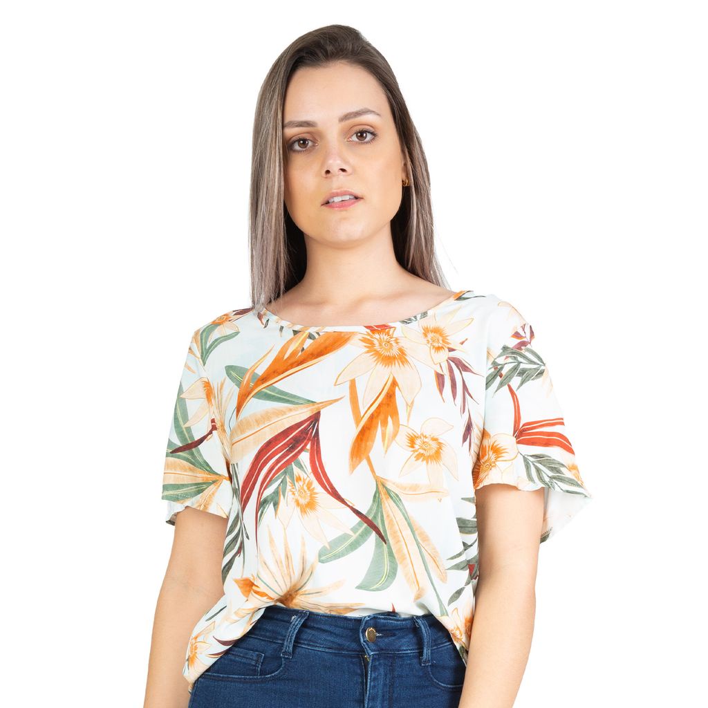 Blusa Feminina Viscose Select Bege | Shopee Brasil