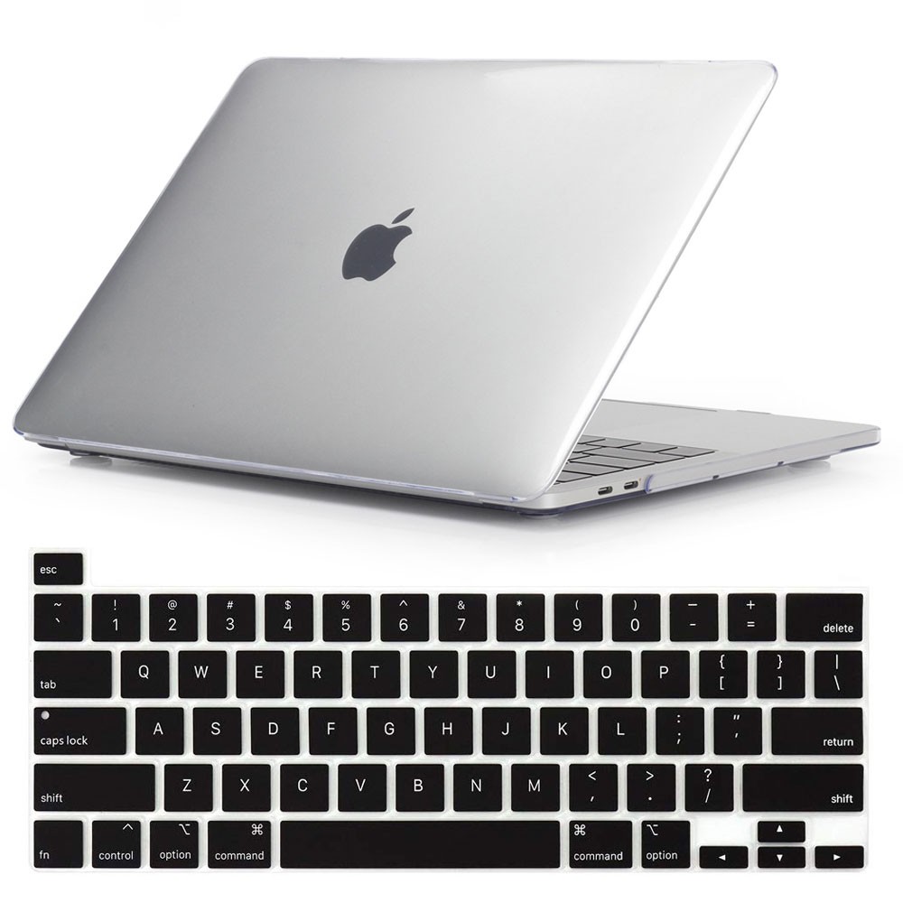 Case Com Capa De Teclado para Macbook Pro Air M1 Chip 11 12 13 15 16 ...