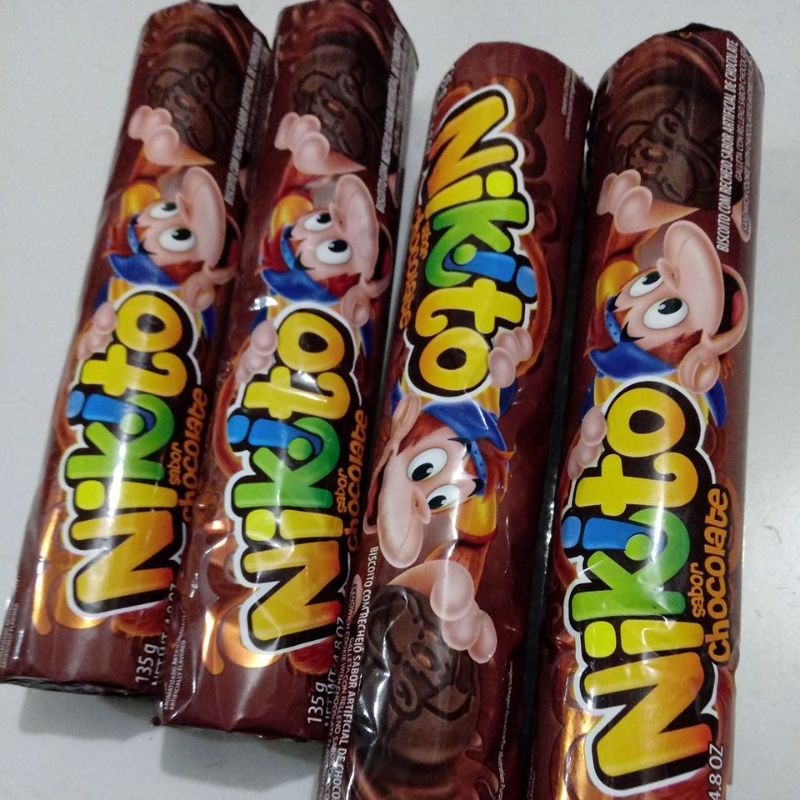 5 Nikito Biscoito recheado Chocolate | Shopee Brasil
