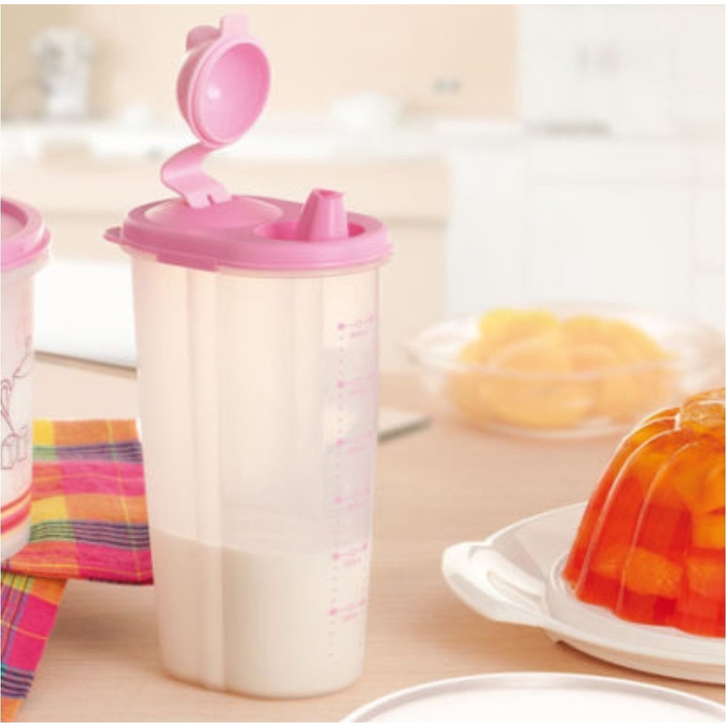 Quick Dispenser 600ml Rosa e Transparente Tupperware | Shopee Brasil