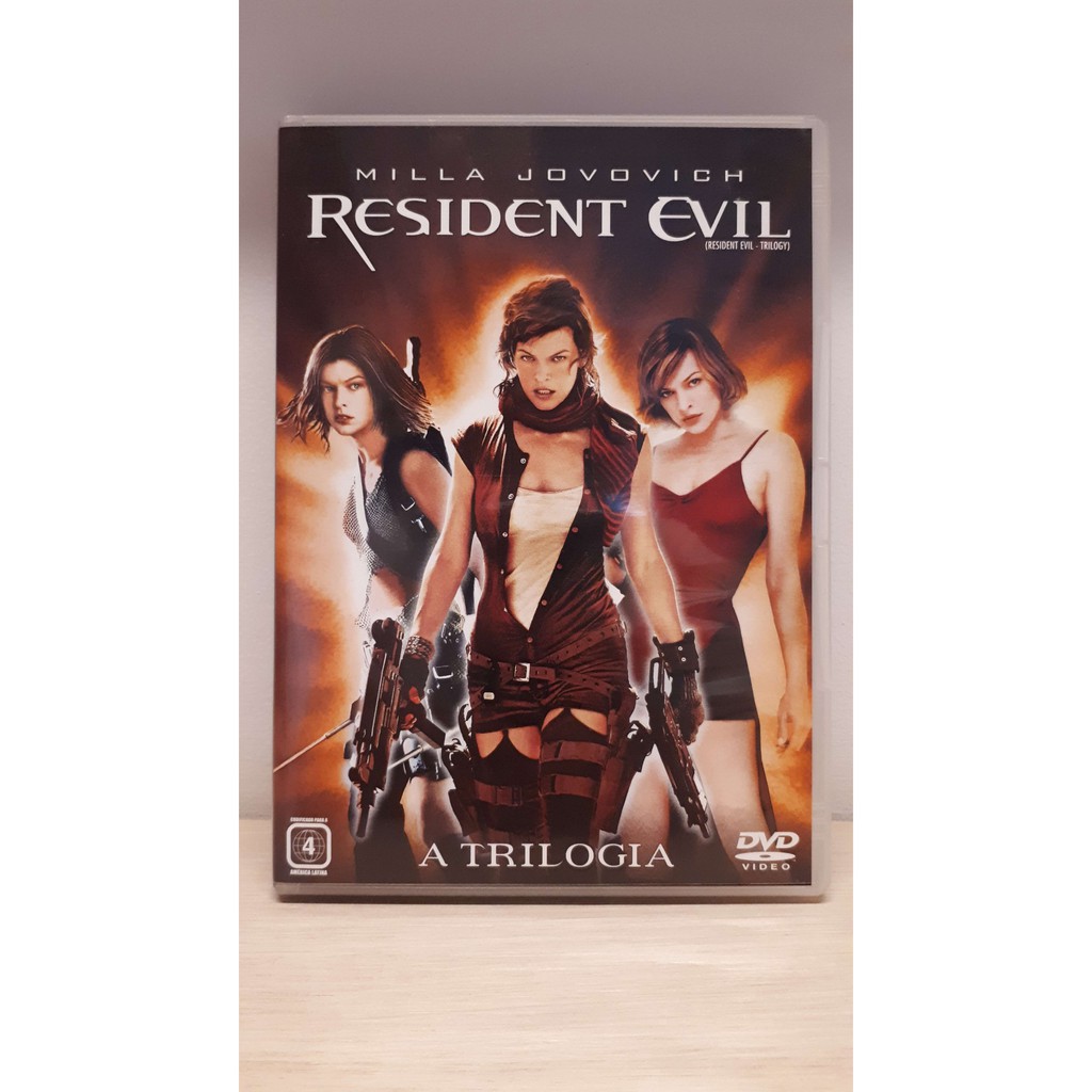 DVD Resident Evil Trilogia (1, 2 e 3) Original | Shopee Brasil
