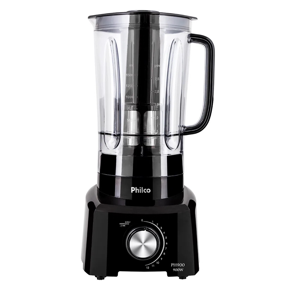 Liquidificador Philco PH900 Preto 1200W com 12 Velocidades 220v ...