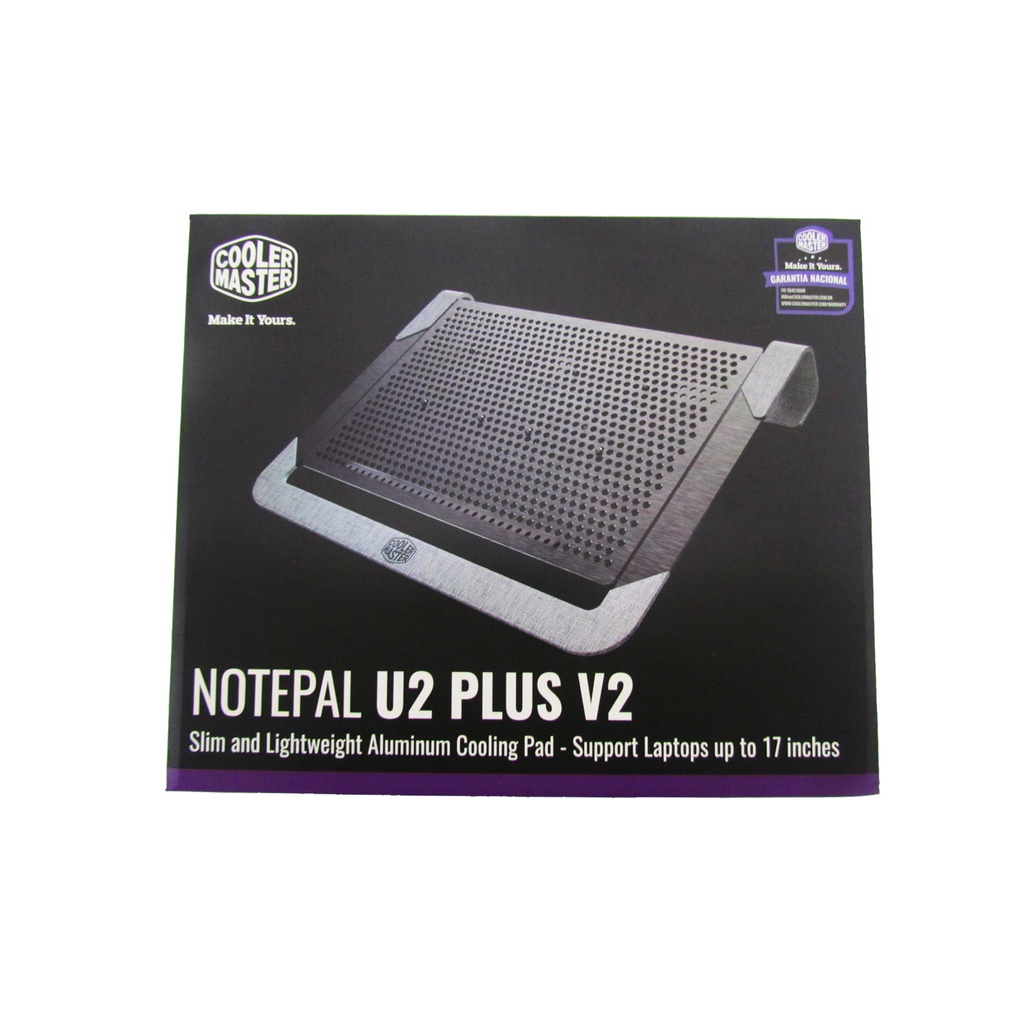 Base Para Notebook Cooler Master Notepal U2 Plus V2 2 Fans | Shopee Brasil