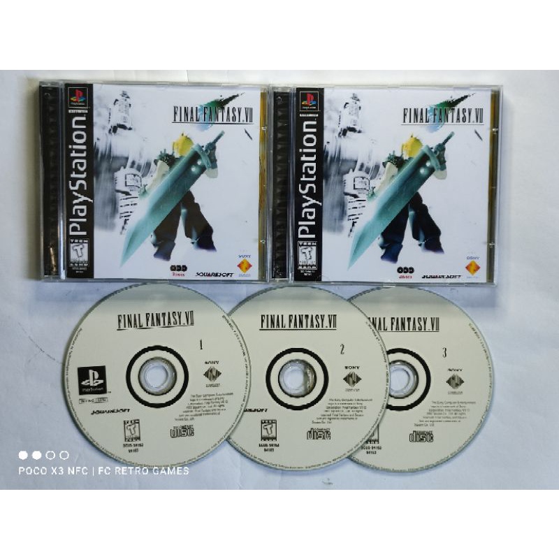 Final Fantasy 7 (3discos) (BR) para ps1 - Faz a Boa!