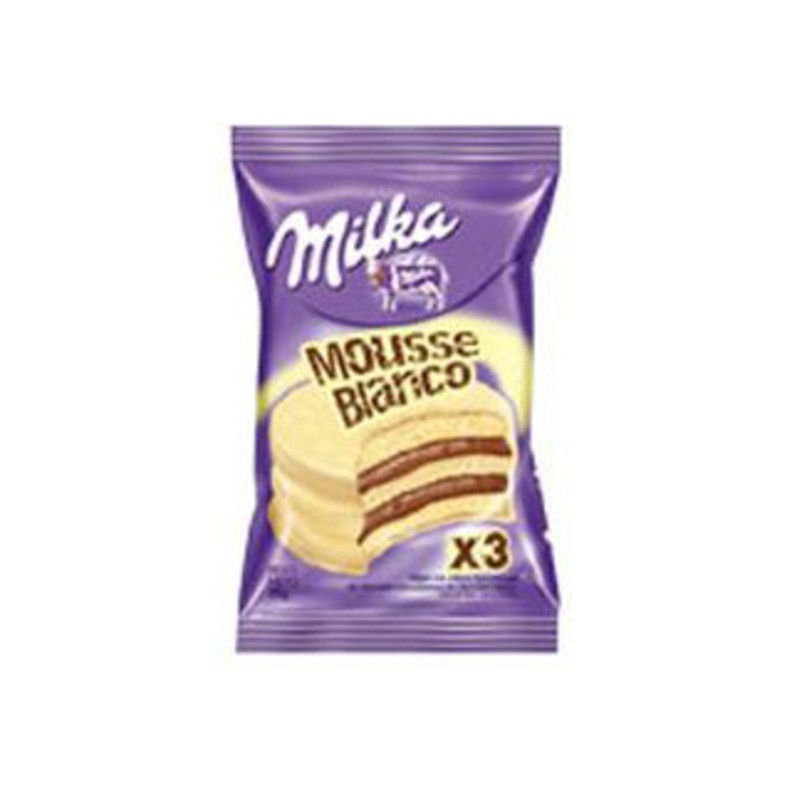 Alfajor Milka Mousse Branco 1 Unidade - Escorrega o Preço