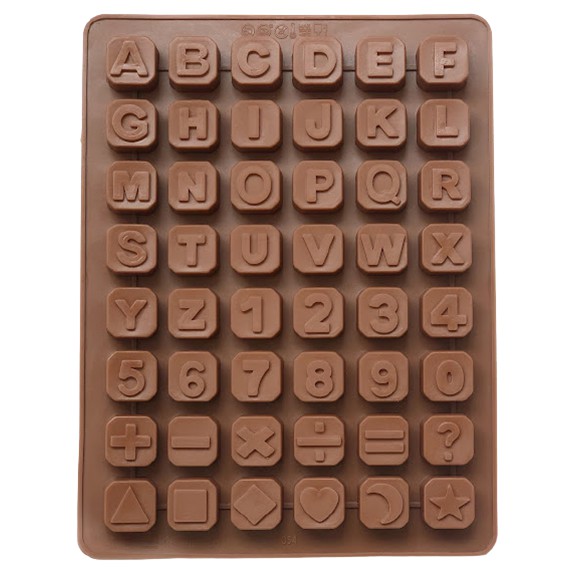 Forminhas Forma de Silicone Letras do Alfabeto para Bolo Fondant ...