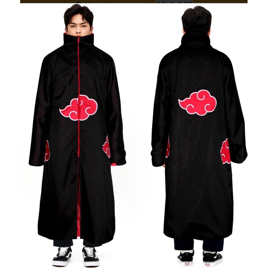 Fantasia Akatsuki Capa Naruto Manto Hokage Shipuden Cosplay Anime ...