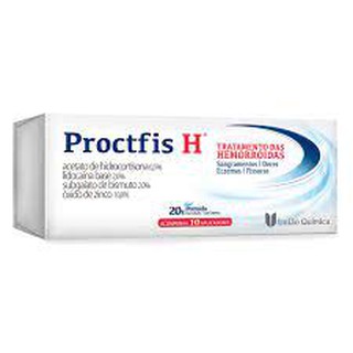 Proctfis H Pomada Trata Hemorroidas e Fissuras - com 20g e 10 ...