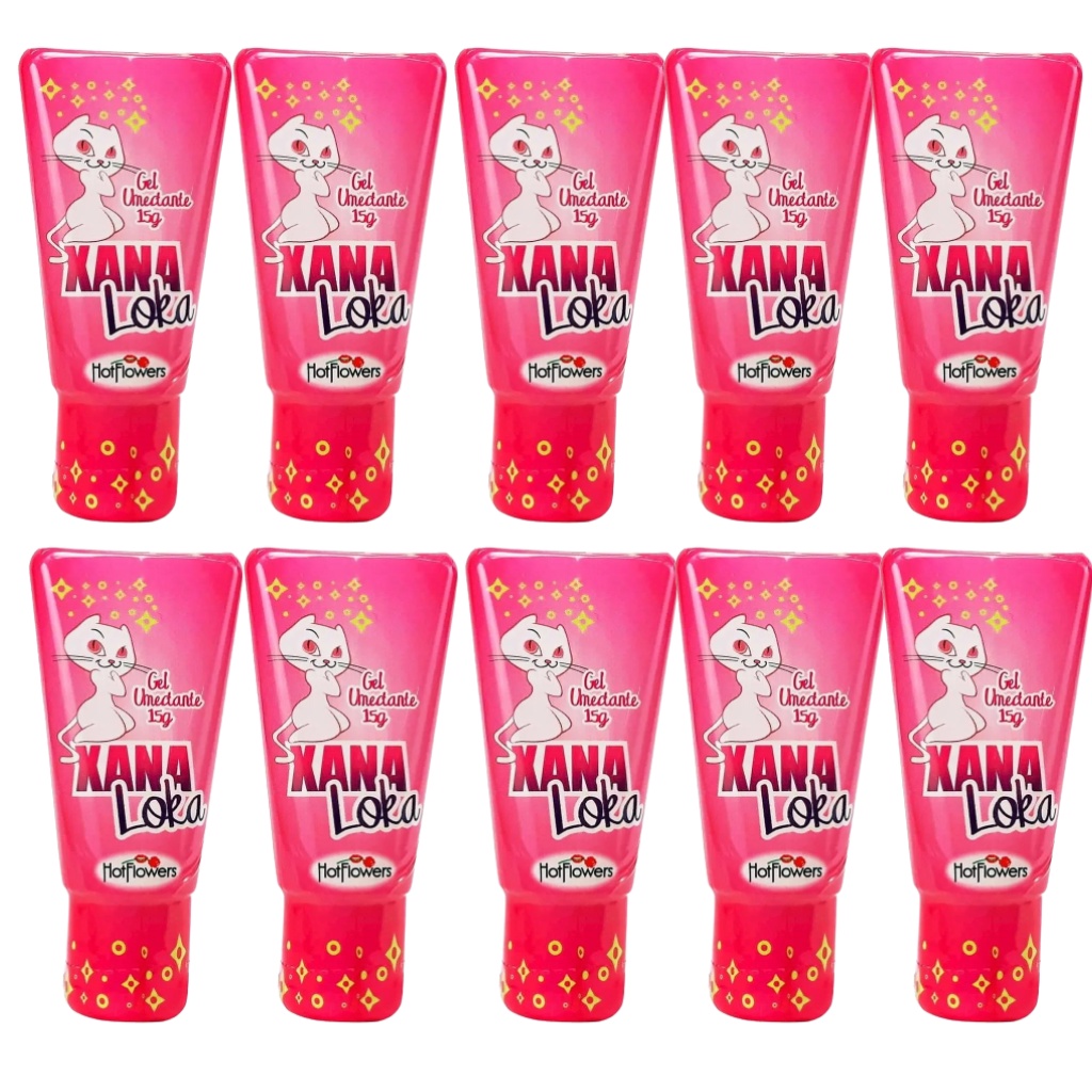 Kit 10 Xana Loka Gel Excitante Feminino 15g Hot Flowers SEX SHOP REVENDA ATACADO | Shopee Brasil