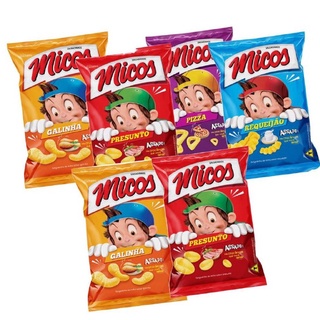 Petiscos Salgadinhos Micos Kit Com 3 Unidades - Sabores Sortidos | Shopee Brasil