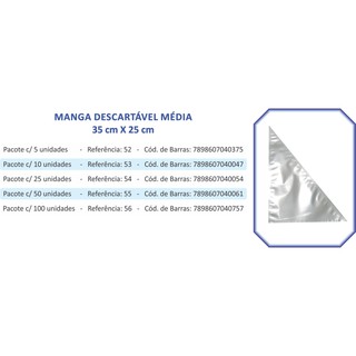 Saco de Confeitar - Starpan pacote com 50 unidades | Shopee Brasil