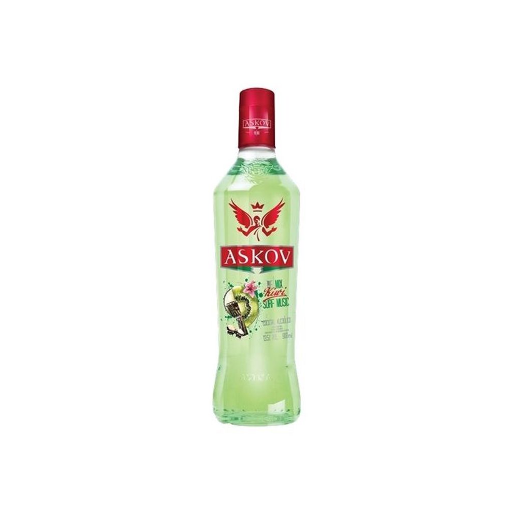 Vodka Askov Kiwi 900ml | Shopee Brasil