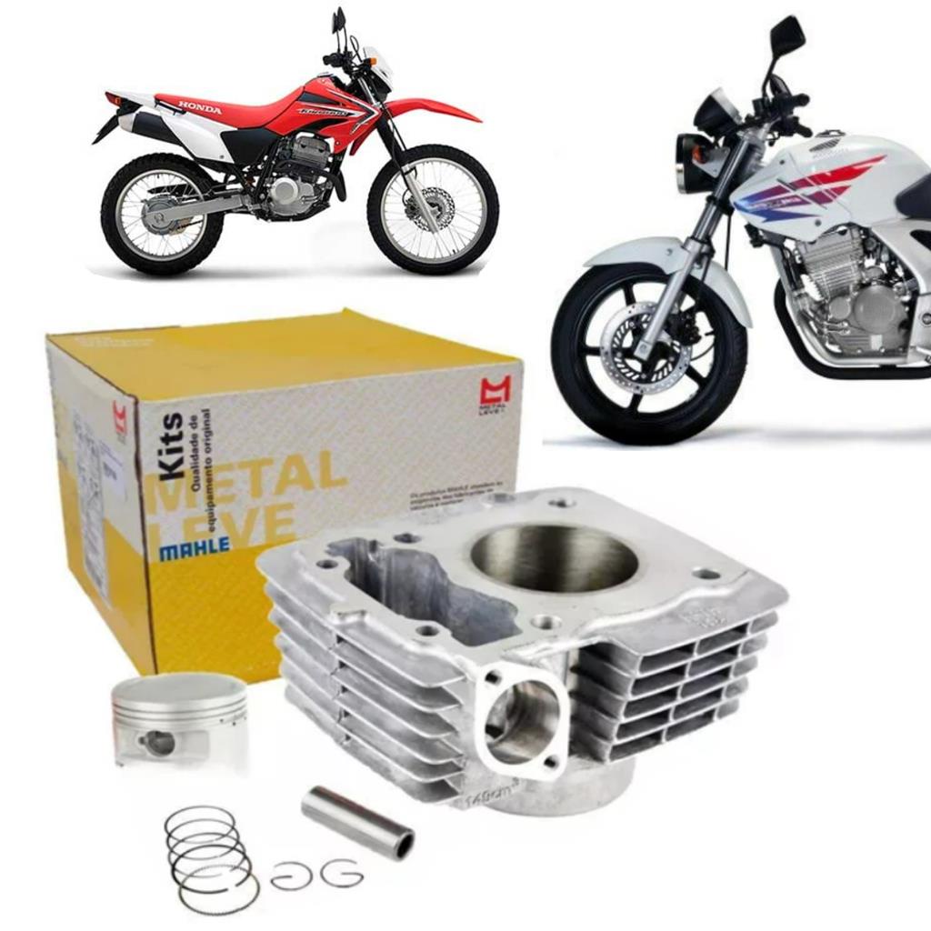 Kit Cilindro Motor Cbx 250 Twister 2001 2002 2003 2004 2005 2006 2007 2008 2009 Original Metal ...