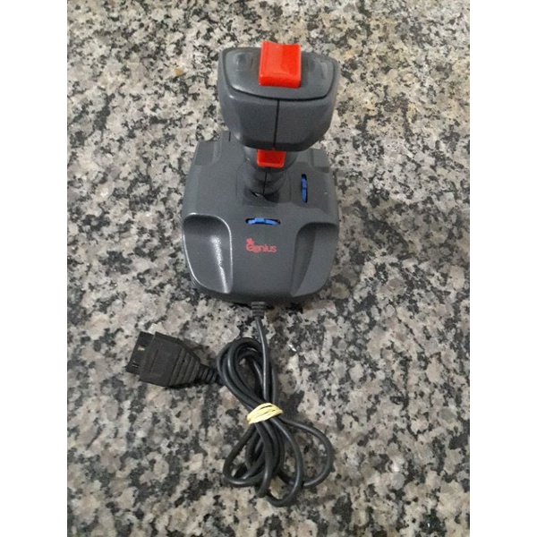 Controle Joystick Genius Vintage PC Antigo Colecionador | Shopee Brasil