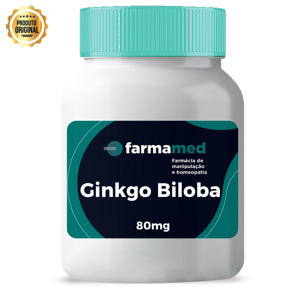 Ginkgo Biloba 80mg - 30 Cápsulas | Shopee Brasil
