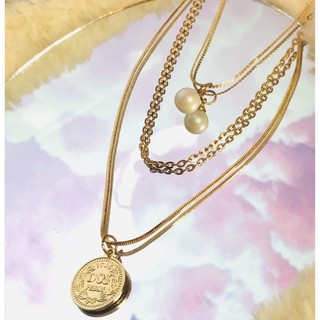 Colar Pingente Rainha Elizabeth II. MULTI-CAMADAS Jóia / Prata e Dourado | Shopee Brasil