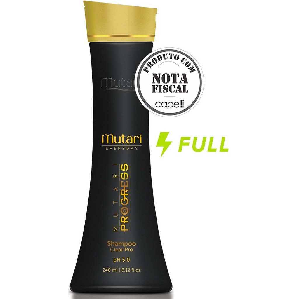 Shampoo Mutari Progress Prolongador Do Liso Everyday 240ml | Shopee Brasil