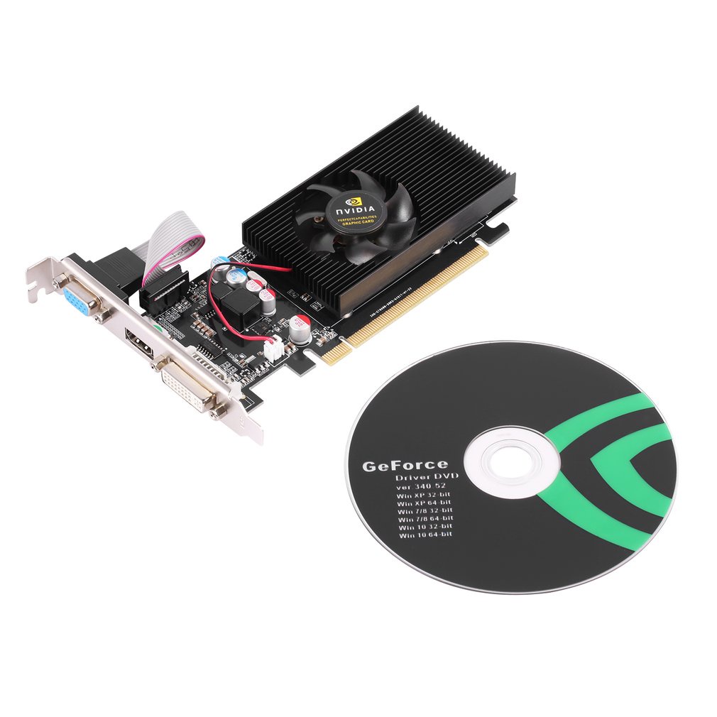 GT210 1G D2 64BIT Image Card, Dual Screen Bright Image Card Supports Large And Small Chassis/All ...