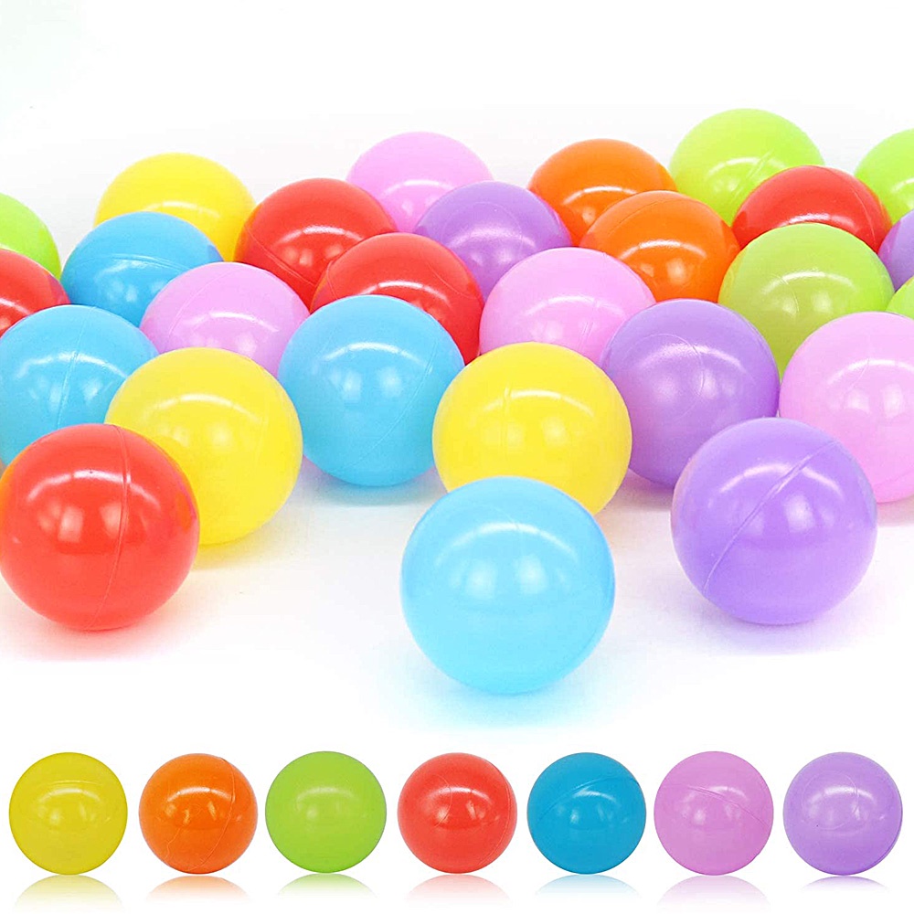 Pacote de 50 Bolinhas Coloridas para Festa Infantil | Shopee Brasil