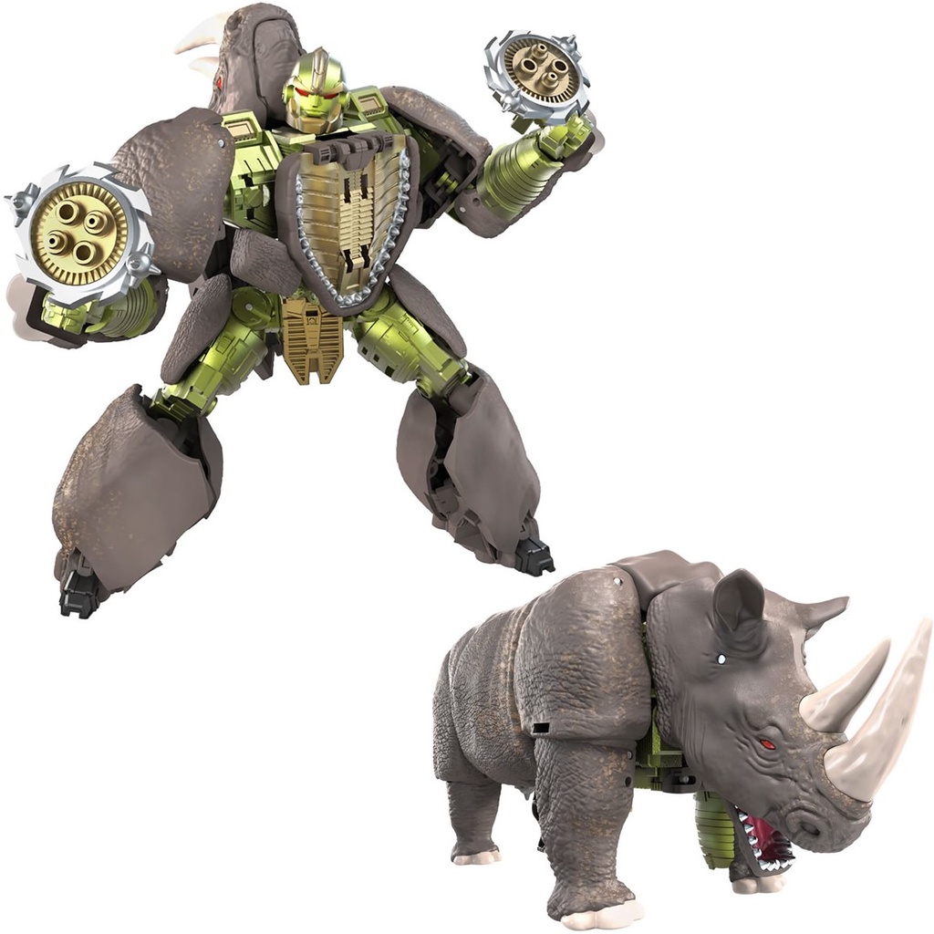Boneco Rhinox Transformers Kingdom Beast Wars Cybertron Novo | Shopee ...