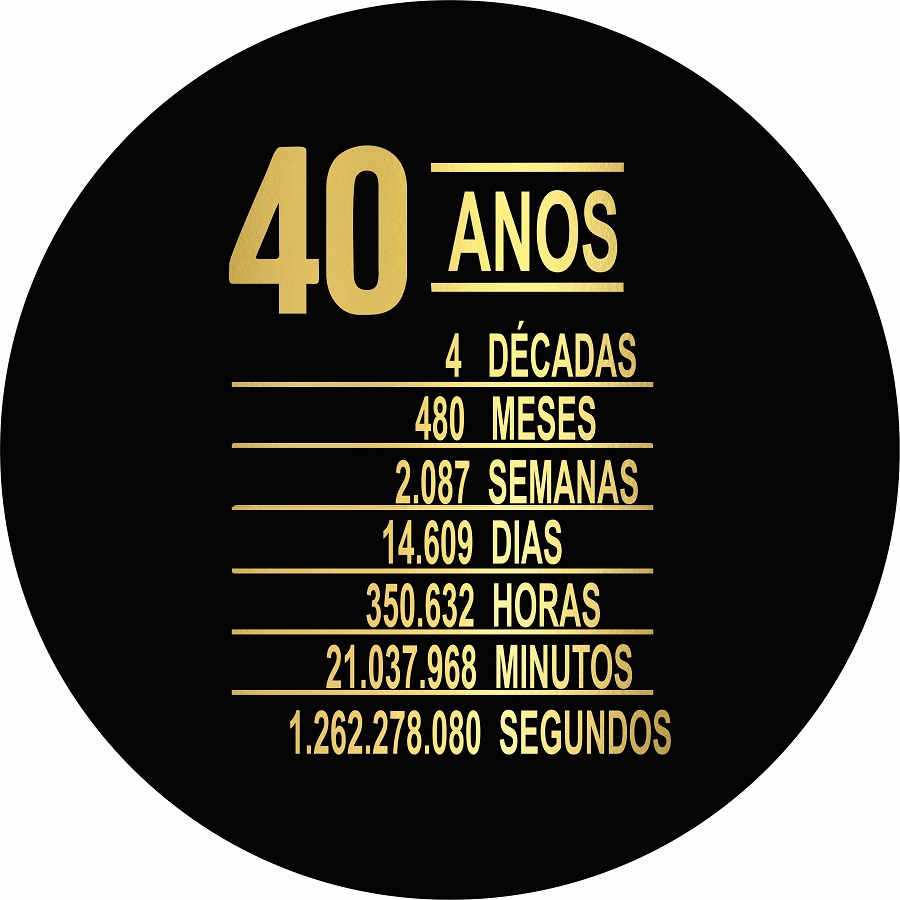 Painel em lona Redondo aniversario 40 anos | Shopee Brasil Painel em lona Redondo aniversario 40 anos | Shopee Brasil